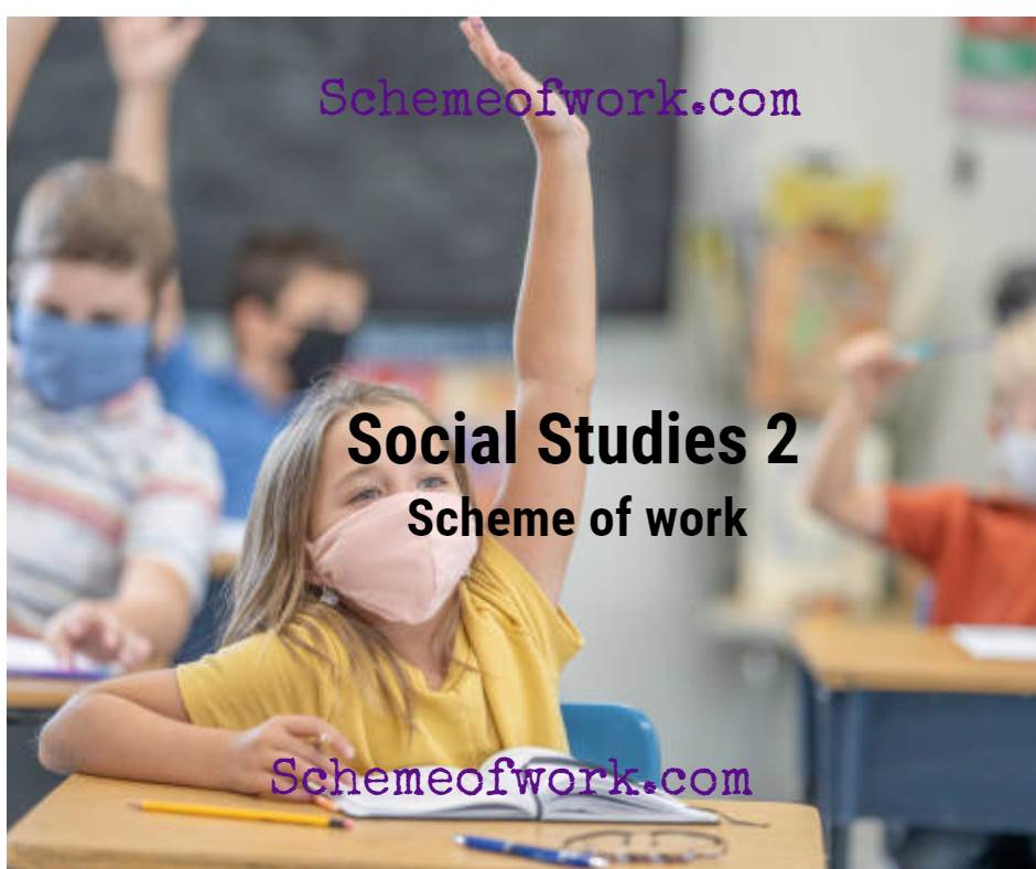 Social Studies Scheme of Work Primary 3 Federal